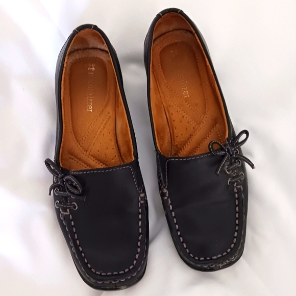 Naturalizer | Shoes | Naturalizer Corrin Slipon Black Leather Loafer ...